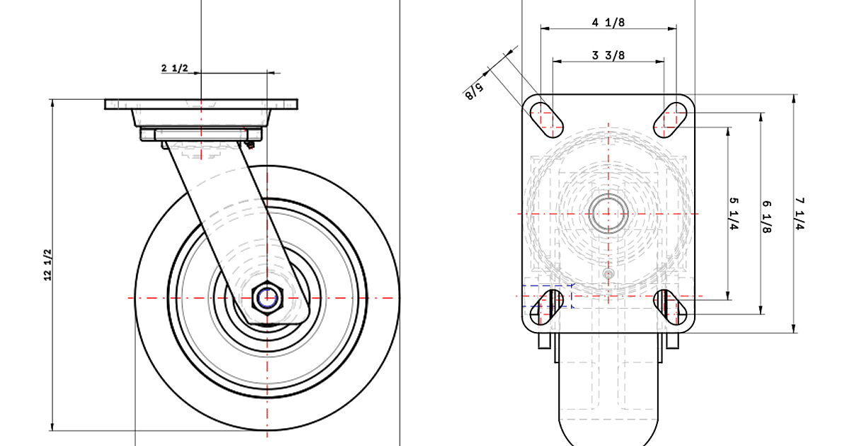 How to Choose the Right Caster Faster with Downloadable 3D Caster CAD ...