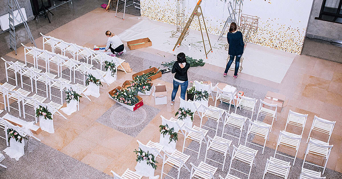 How to Protect Floors During Wedding & Event Setup | Caster Connection