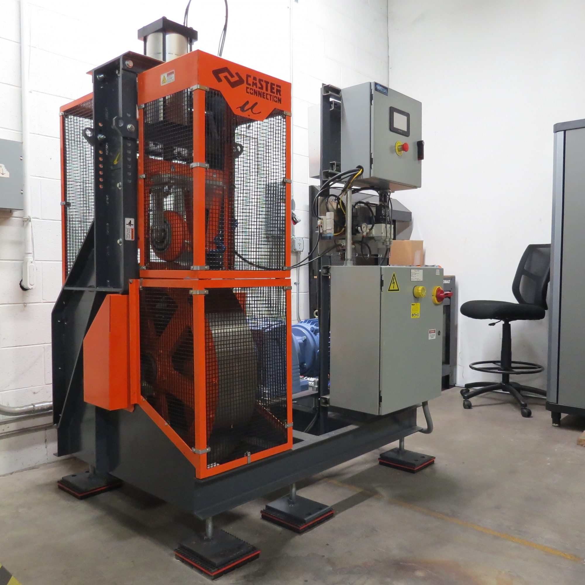 Dynamic Drum Testing of Casters | Caster Connection