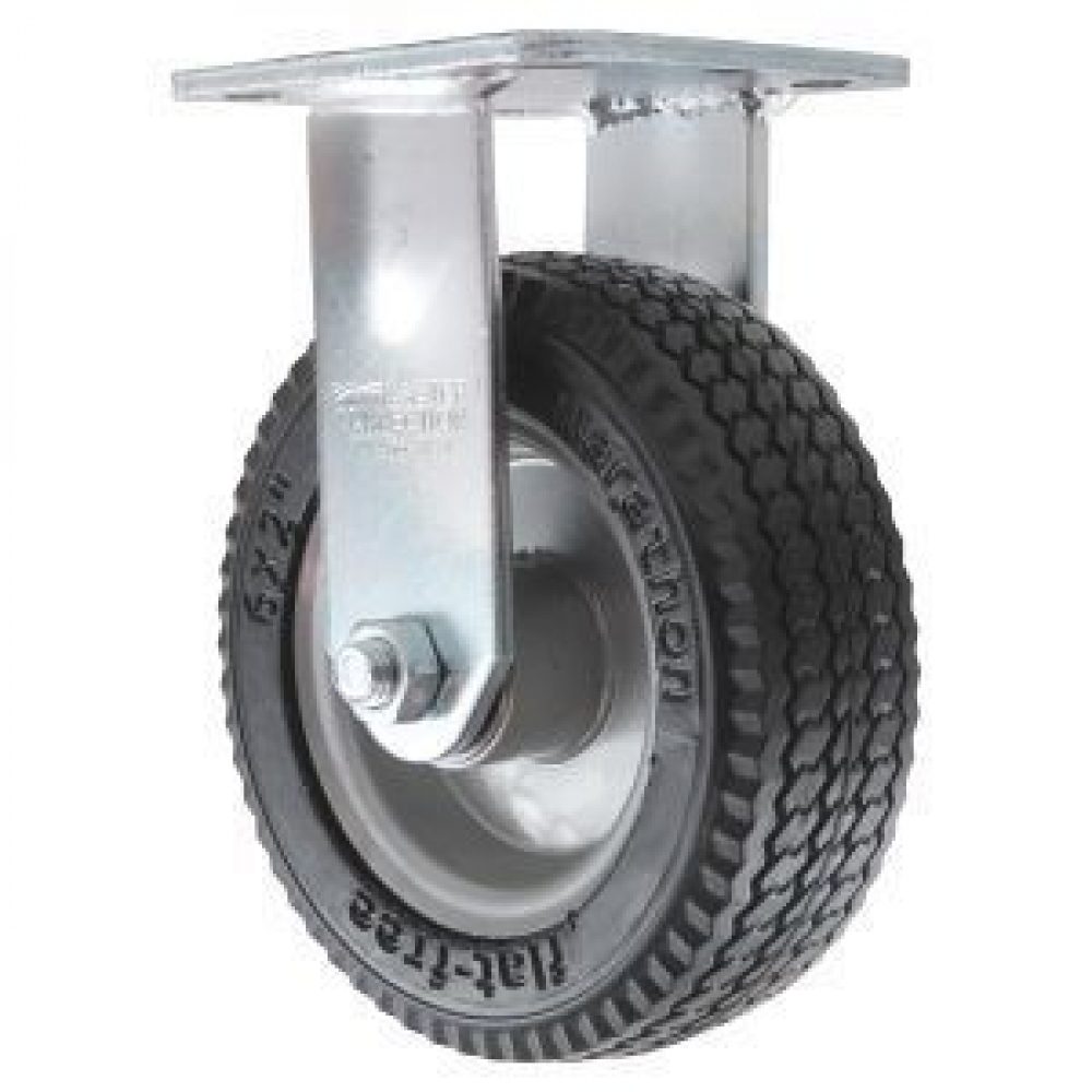 6" Air-Free Flat-Free Rigid Caster 250 lbs. | Caster Connection