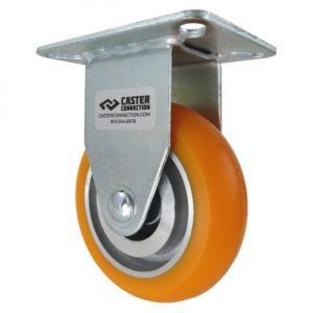 4" CC Apex Rigid Caster 400 lbs. | Caster Connection