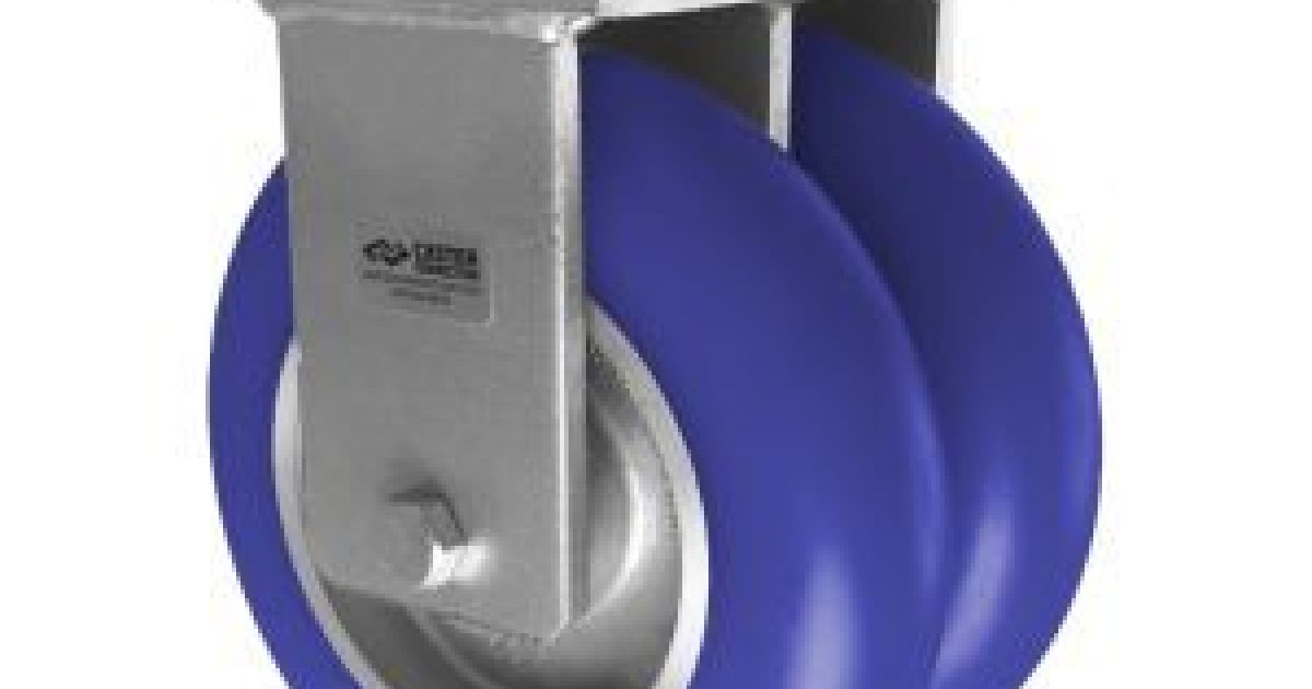 8" CC Apex Dual-Wheel Rigid Caster 2,000 lbs. | Caster Connection