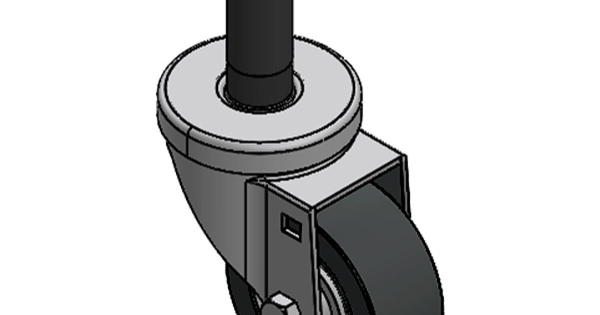 3" CC Apex Swivel Caster 350 lbs. | Caster Connection