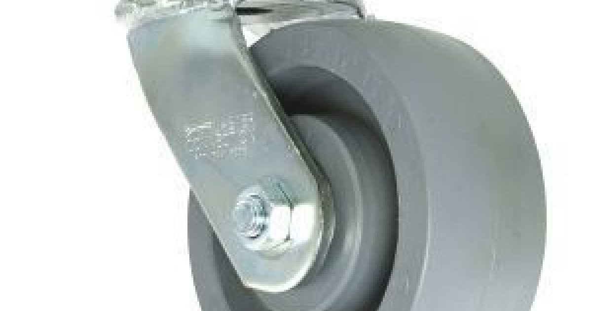 5" CC Nylex Kingpinless Swivel Caster with Extended Swivel Lead 1,250 ...