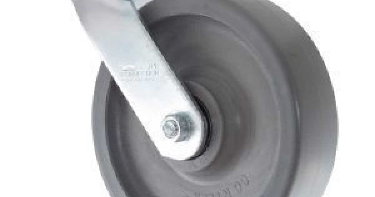 8" CC Peak Maintenance-Free Swivel CC Nylex Caster w/ Extended Swivel ...