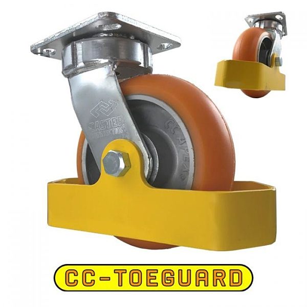 6" CC Apex Extended-Lead Kingpinless Swivel Caster | Caster Connection